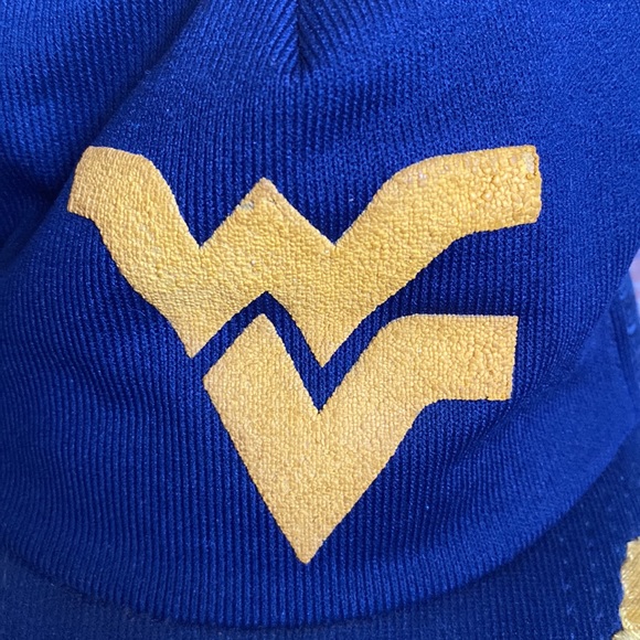 Vintage | Accessories | Vintage West Virginia Cap Navy With Gold ...